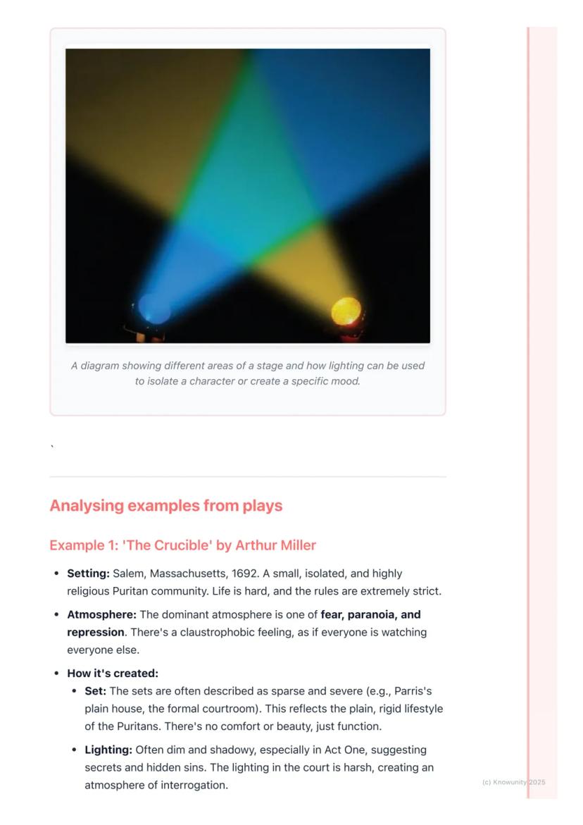 atmosphere examples drama